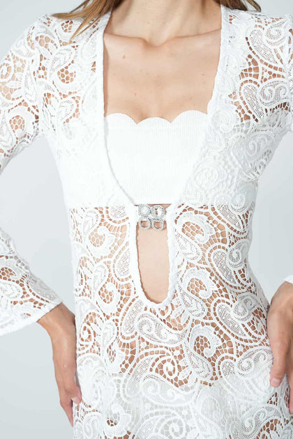 Alesso Mini Dress White | Beach dresses Collection 2023 | Maison D'Vie